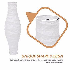 Paper Stand Lampshade Simple Home Lampshade Chic Light Shade Beautiful Lampshade Decorative Light Cover Lamp Accessory Paper Lamp Cover Floor Lamp Cover Fashionable Lampshade