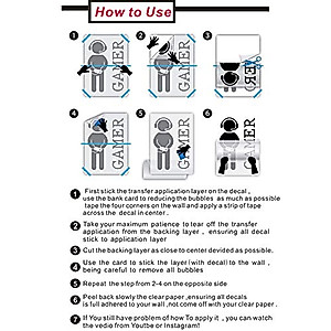 Home Interior Sticker STEM Technology Wall Art Sticker for Classroom Laboratory,Science Math Education Wall Decal School Bedroom Wall Mural TM-70 (Black)
