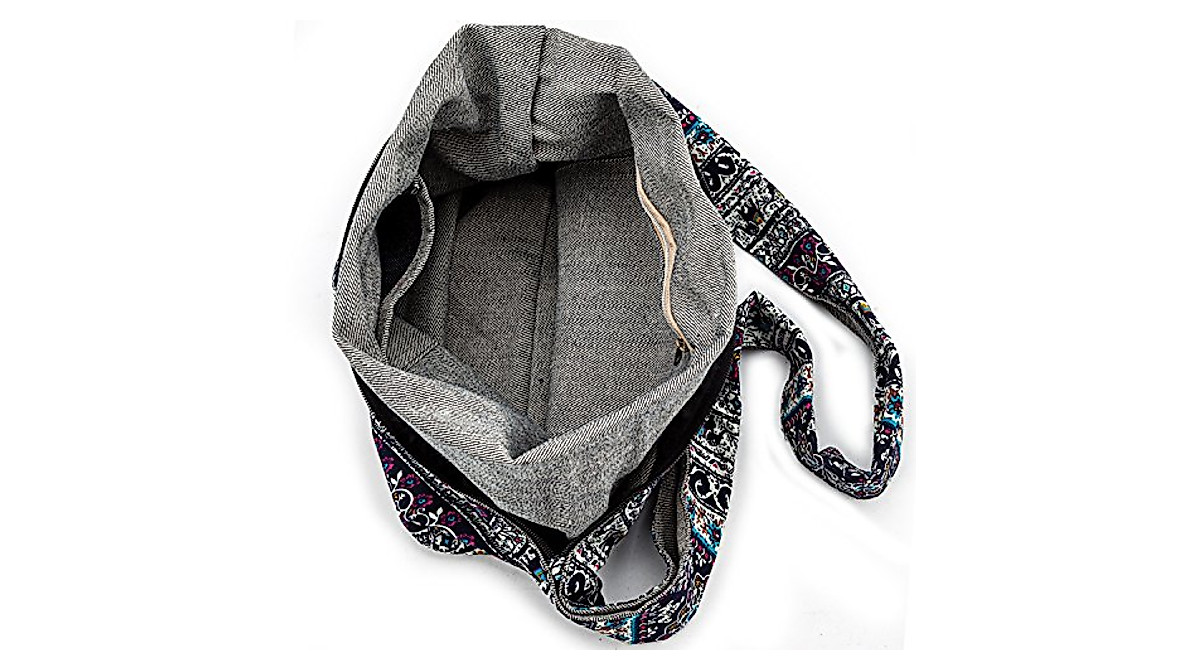 Handmade Hippie Crossbody Bag - Elephant Hobo Sling