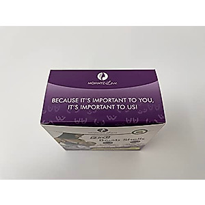 Breast Shell & Milk Catcher for Breastfeeding Relief (2 in 1) Protect Cracked, Sore, Engorged Nipples & Collect Breast Milk Leaks During The Day, While Nursing or Pumping (2 Pack)