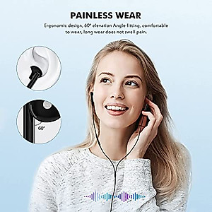 [MFi Certified] 2Pack Earbuds iPhone Earphones Wired Headphones Noise Isolating Stereo Bass with Built-in Microphone and Volume Control Compatible with iPhone 14 13 12 11 Pro Max Mini Plus SE X XS 8