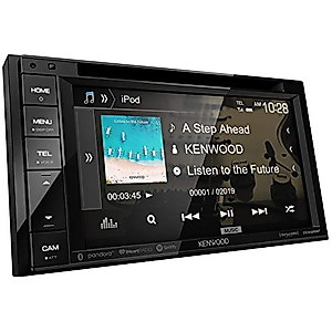 Kenwood DDX26BT Double DIN SiriusXM Ready Bluetooth In-Dash DVD/CD/AM/FM Car Stereo Receiver w/ 6.2" Touchscreen