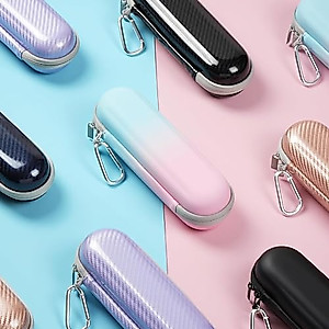 Yinke Electric Toothbrush Travel Case for Philips Sonicare & Braun Oral-B/Oral B Pro with Accessories Storage, Protective Hard Cover Portable Storage Bag (Rose Gold)