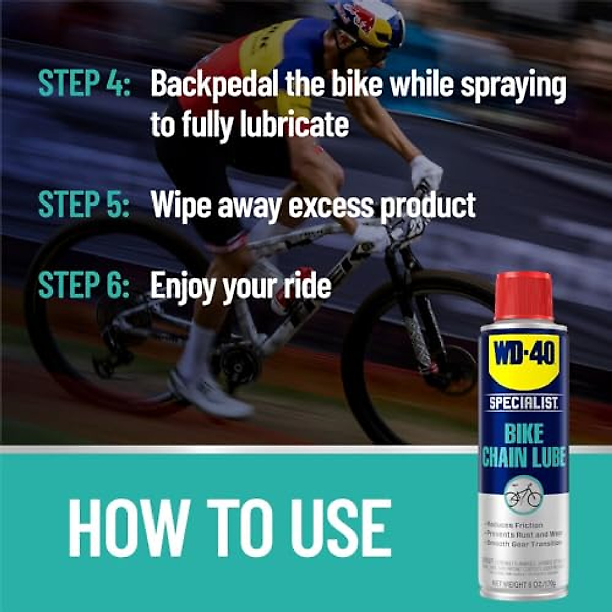 WD-40 Specialist Bike Chain Lube, 2.5 OZ