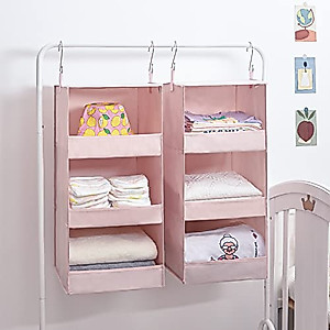 GRANNY SAYS Bundle of 2-Pack Hanging Organizer & 1-Pack Closet Hanging Shelves