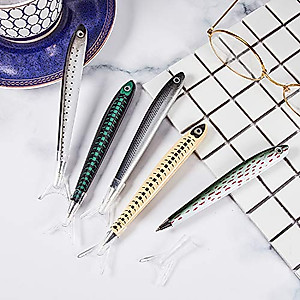 Outus Fish Pen Ballpoint Pens Cute Fish Pen for Fish Pen Decoration Party, Christmas Halloween Near Year Gift (12 Pieces)