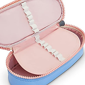 Kipling DUOBOX Printed medium zipped pencase Sweet Blue C