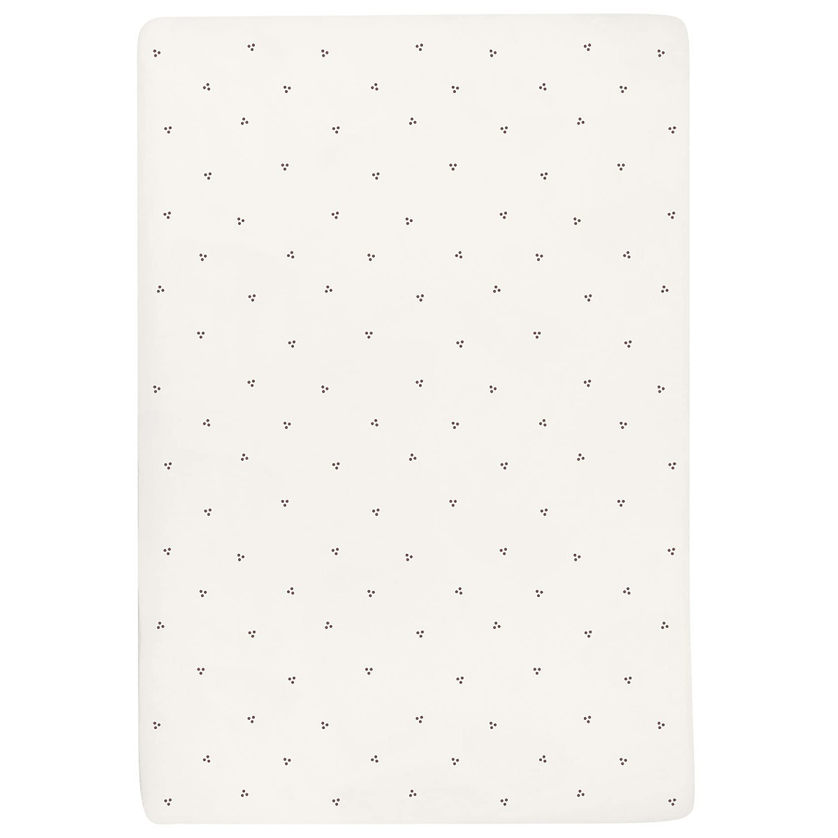 Ely's & Co. Patent Pending Waterproof Crib Sheet | Toddler Sheet Set - 2 Pack Berry and Cluster Dot (Lavender)