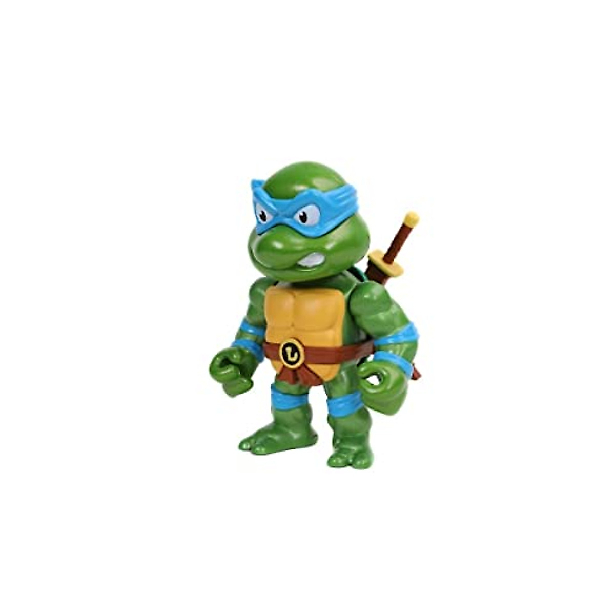 Jada Toys Teenage Mutant Ninja Turtles 4 Leonardo Die-cast Figure, Toys for Kids and Adults, Blue
