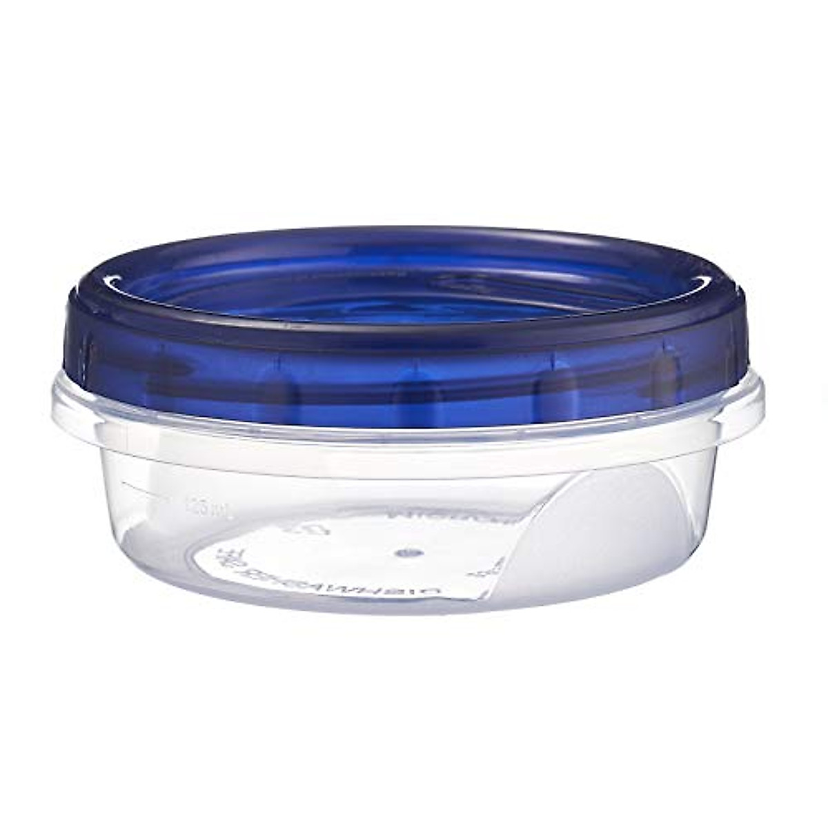 [4 PACK] 8oz Twist Top Storage Containers - Airtight Plastic Food Storage Canisters with Twist & Seal Lids, Leak-Proof - Meal Prep, To Go, Reusable, Stackable, BPA-Free Snack Containers (8 Ounce)