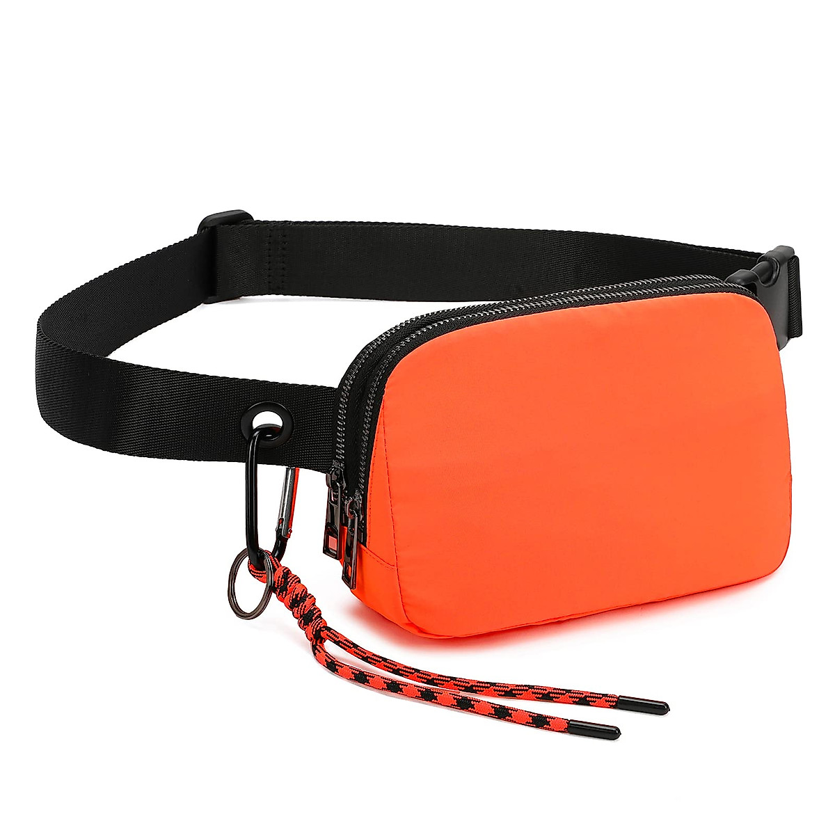 FODOKO Fanny Packs for Women Men, Fashionable Belt Bag Waist Pack for Women with Adjustable Strap, Bum Bag for Running Hiking Travel Workout (Ivory)