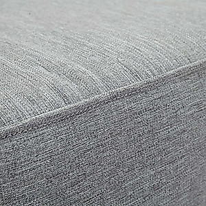 Modway EEI-1143-NAT-GRY-SET Marina Premium Grade A Teak Wood Outdoor Patio Armchair, Natural Gray