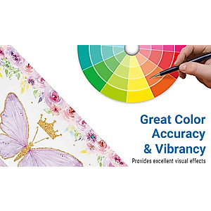 Funnytree Happy Birthday Butterfly Party Backdrop Purple Baby Girls Princess Pink Rose Floral Gold Photography Background Kids Sweet Cake Table Banner Decor Supplies