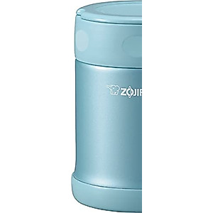 Zojirushi Stainless Steel Food Jar, 11.8-Ounce, Aqua Blue