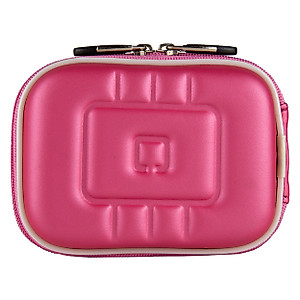 NYLON PINK Compact Digital Point & Shoot Thick Camera Case for Nikon Coolpix S02 S01 S6800 S5300 S5200 S3600 S3500 S30 S70 S100 S2600 S3000 S3100 S3200 S3300 S4000 S4100 S4200 S4300 S6200 S6300 S8200