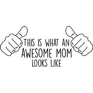 CafePress This Is What An Awesome Mom Look Ceramic Coffee Mug, Tea Cup 11 oz