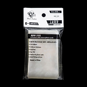 Black Lotus 100pcs/Lot Love Heart-Shape Laser Flashing Card Sleeves Trading Cards Film Magic Kpop Card Protector Holographic Foil Protective Cover (61x88mm)