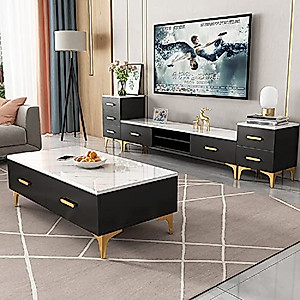 WANLIAN 4 Inch Furniture Legs, Metal Furniture Legs for Cabinet Sofa TV Stand Bookcase 4Pcs (Gold)