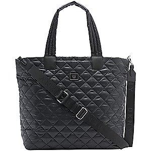 DKNY womens Dkny Poppy Lg Tote, Blk/Black, One Size US