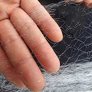 LoveinDIY Fishing Tool 2x2cm,3x3cm,4x4cm Mesh Hole 25mx1.2m Fish Gill Monofilament Net, Hole Size 4x4cm