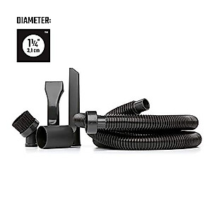 Craftsman CMXZVBE38662 1-1/4 in. 5-Piece Wet/Dry Vac Car Cleaning Kit, Automotive Detailing Accessories for Shop Vacuums