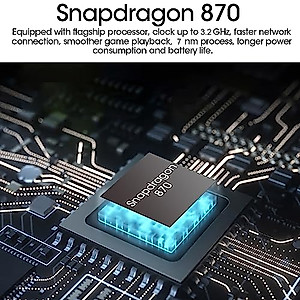 Haofy Smart Tablet, 5G WiFi 1960X1080 Resolution GPS Tablet FDH Screen 7000mAh 8GB RAM 256GB ROM with USB Cable for Learning Game (Blue)