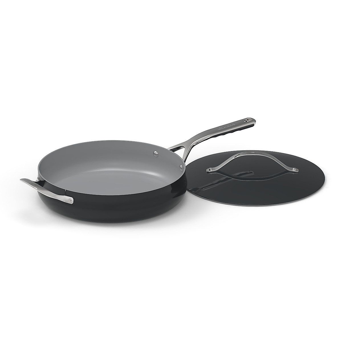 Cuisinart Culinary Collection Nonstick Cookware 4.5 Qt. Sauté Pan + Helper Handle + Cover, Black