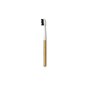 Sustainable Premium Toothbrush with Biodegradable Replacement Heads and Binchotan Charcoal Bristles (Gold)
