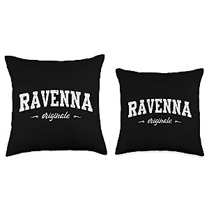 Ravenna Italy Athletic Sport Fan Gear Ravenna Italy Sport Souvenir Throw Pillow, 16x16, Multicolor