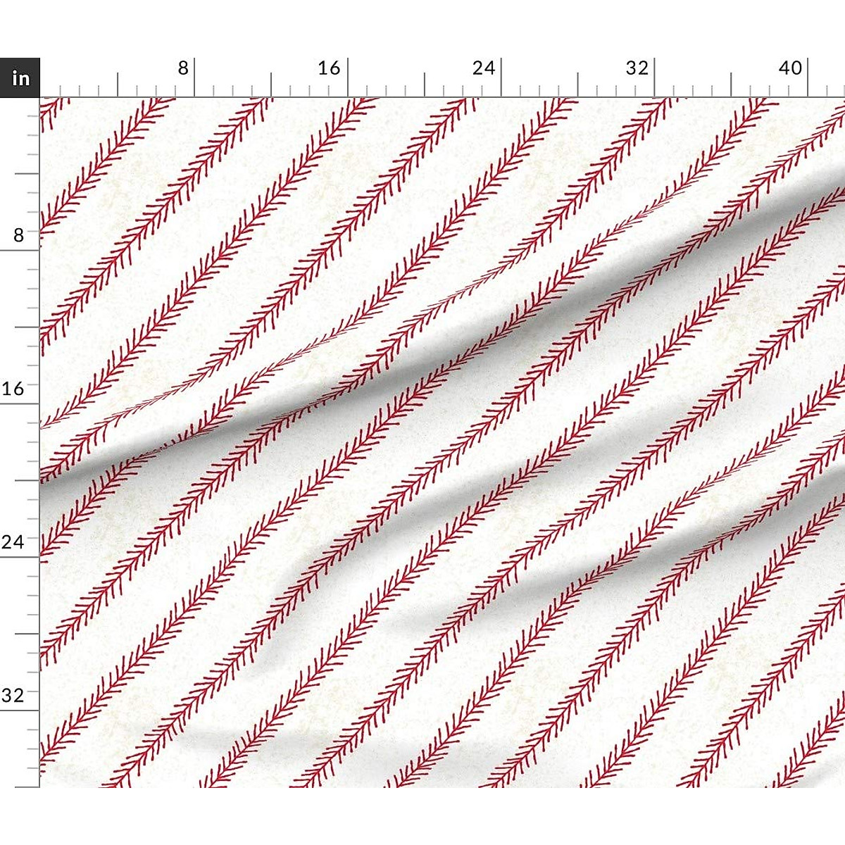 Spoonflower Fabric - Baseball, Stitch, Sport, Ball, Kids, Classic, American, Summer, Game, Printed on Petal Signature Cotton Fabric by The Yard - Sewing Quilting Apparel Crafts Decor