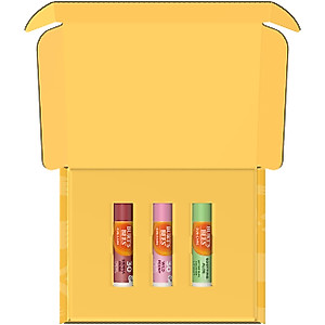 Burt's Bees SPF Lip Balms - 3 Pack Includes SPF 30 Tinted Lip Balms (2) & Soothing Aloe Lip Balm (1) with Aloe Vera, Coconut Oil & Shea Butter to Moisturize Dry Lips & After Sun Care