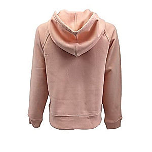 Gap Factory Womens Fleece Arch Logo Full Zip Hoodie (Large, Cantalope (White Logo))