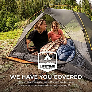 TETON Sports Mammoth Queen Size Sleeping Bag- Double Sleeping Bag – A Warm Bag the whole family can enjoy – Great Sleeping Bag for Camping, Hunting and base camp. Compression Sack Included Blue