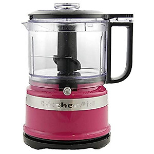 KitchenAid KFC3516CB 3.5 Cup Food Chopper, Cranberry (RENEWED) (CERTIFIED REFURBISHED)