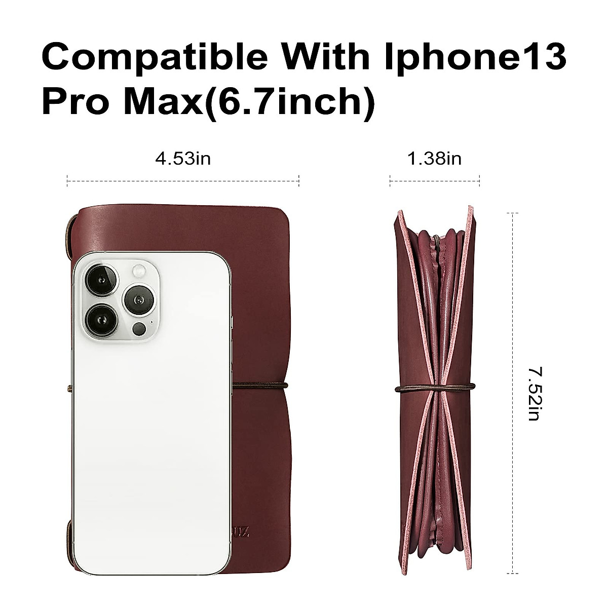 ZUOYOUZ Wallet Women Genuine Leather RFID Blocking Credit Card Holder Bifold Clutch Wallets for Women