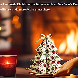 3 Pcs Fabric Christmas Tree Sewing Template,8/12/15 inch Christmas Tree Sewing Pattern Template Quilting Template,Handmade Christmas Tree Quilting Set Pattern Template,DIY Xmas Decor