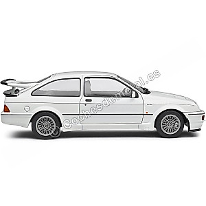 Solido S1806104 1:18 1987 Sierra RS500-White Ford Collectible Miniature car, White