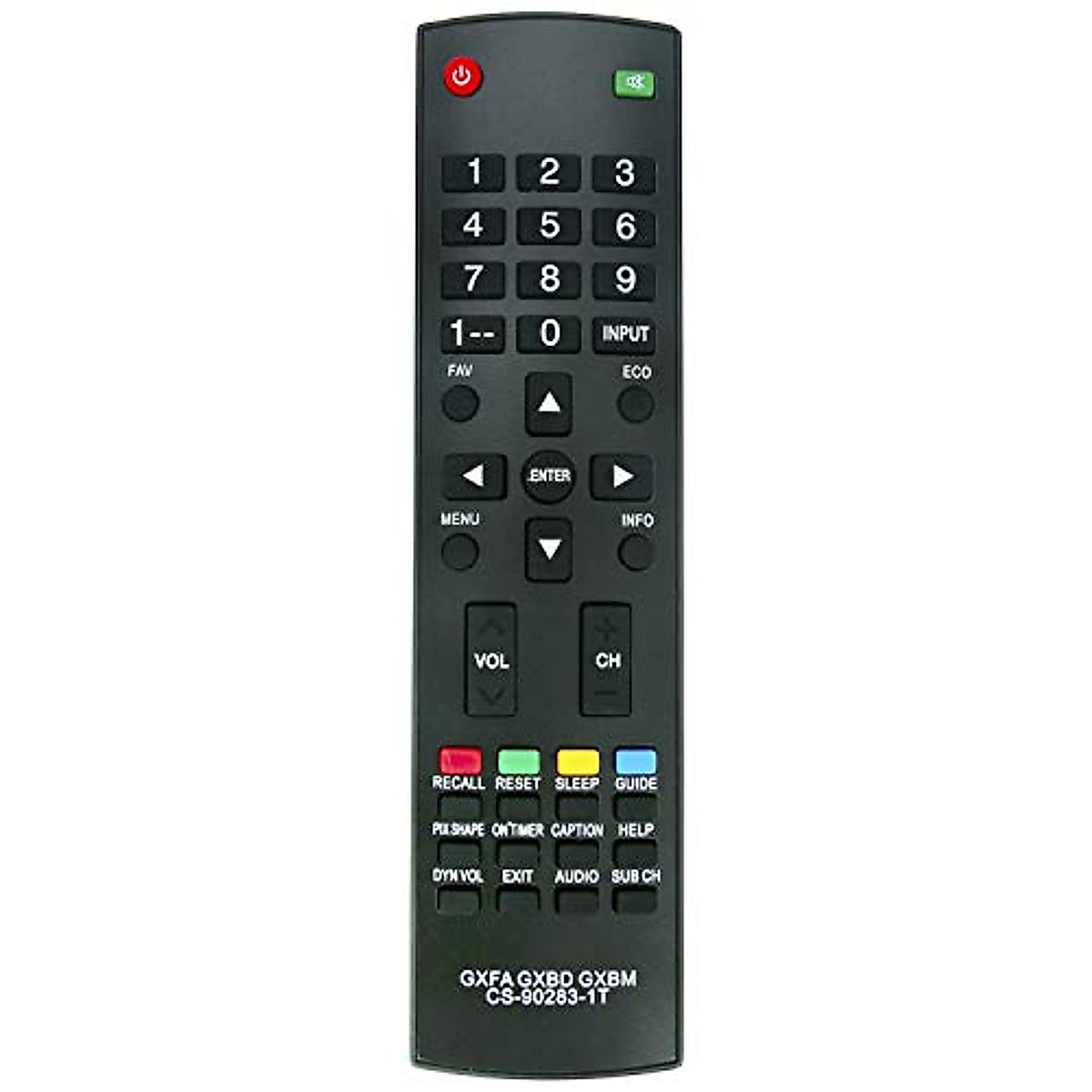 New Replaced Remote GXCC GXFA GXBD GXBM CS-90283-1T fit for Sanyo LCD HDTV DP32242 DP46142 DP32640 DP32642 DP42142 DP42740 DP42841 DP46841 DP47840 DP50741 DP50842 FVM3982 FVM4212 FVM5082 DP42840