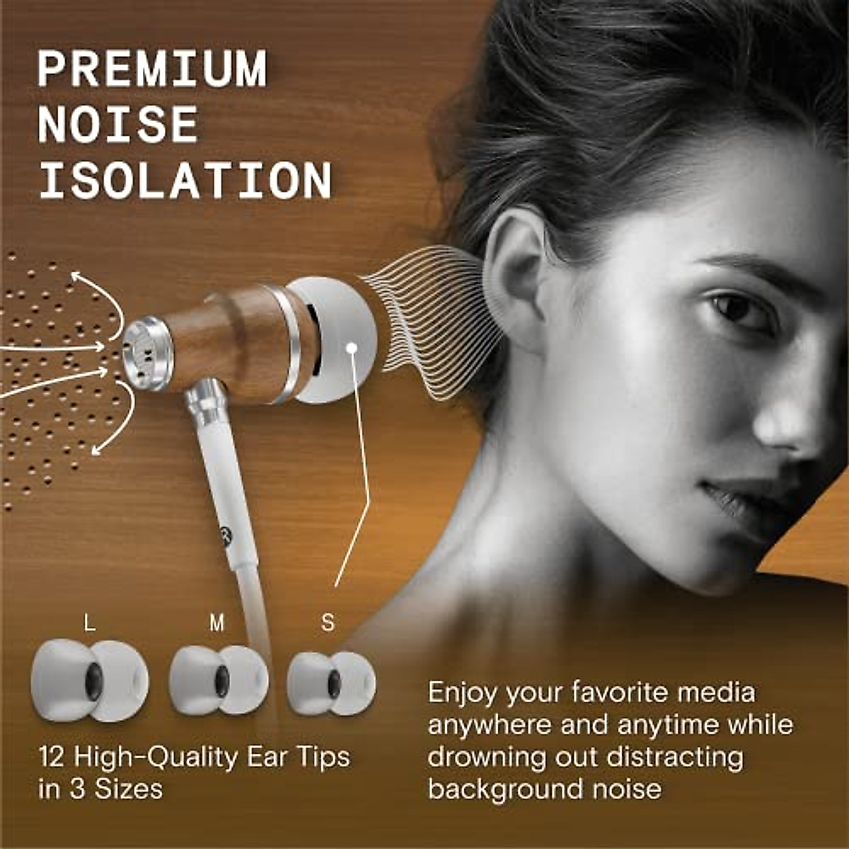 Symphonized on MFI Earbuds for iPhone + PWR Wireless Neckband Bluetooth Headphones Bundle