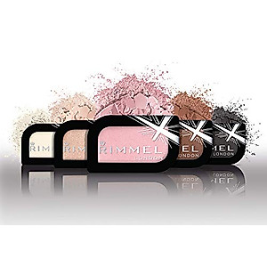 Rimmel London Magnif'Eyes Mono Eyeshadow, Ultra-Blendable, Waterproof, Crease-Proof, 012, Q-Jump, 0.12oz