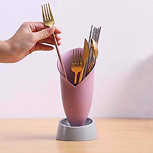 1pc Chopstick Holder Plastic Chopsticks Holder Vessel Tools Kitchen Cabinet or Pantries Kitchen Tool Holder Food Decor Kitchen Cabinets or Pantry Purple Tableware Drain Rack