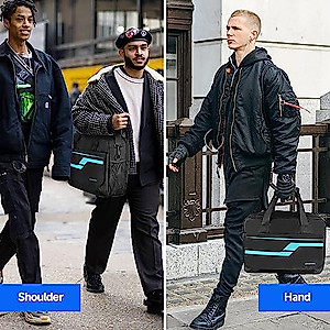 Deegotech Travel Carrying Case Compatible with PS5, Portable Protective Storage Bag for PlayStation5 Console Multiple Pockets for PS5 Disc/Controller/Game Cards & Accessories Tech Gifts for Men