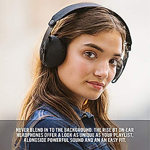 House of Marley EMJH111BK Rise Bluetooth Headphones Mic Black