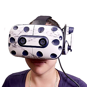 MightySkins Skin Compatible with HTC Vive Pro VR Headset - Retro Controllers 1 | Protective, Durable, and Unique Vinyl Decal wrap Cover | Easy to Apply, Remove, and Change Styles | Made in The USA