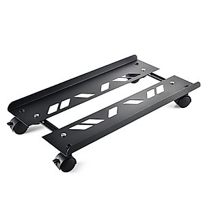 LABOBOLE Computer Tower Stand, PC Tower Stand, CPU Stand with Rolling Caster Wheels, Versatile PC Riser Tower Stand for Floor, Carpet, and Gaming PC Case