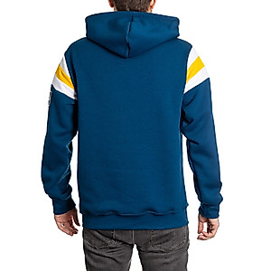 Calhoun NHL Surf & Skate Mens Varsity Retro Style Pullover Hoodie – The Coastal Collection (Medium, Buffalo Sabres)