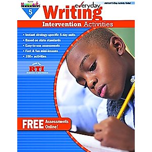 Newmark Learning Grade 5 Everyday Writing Intervention Activity Aid (Eia)