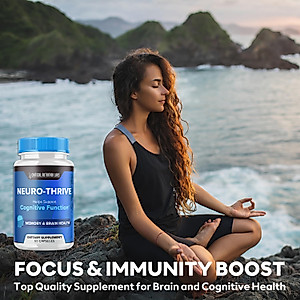 (2 Pack) Neuro-Thrive, Neuro-Thrive Pills, Neuro-Thrive Supplement, Neuro-Thrive Brain Pills, Neuro-Thrive Nootropic Capsules, Neuro-Thrive Brain Health Advanced Formula Supplement (120 Capsules)