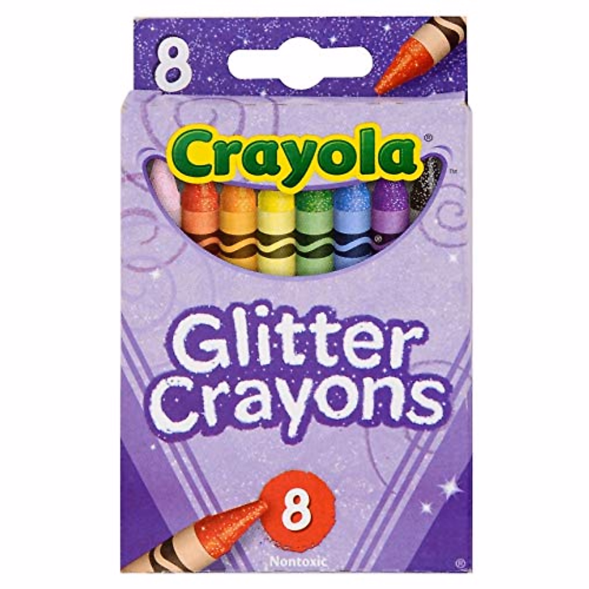 Crayola Glitter Crayons 8 Count