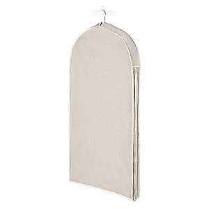 Whitmor Zippered Garment Bag Natural Linen